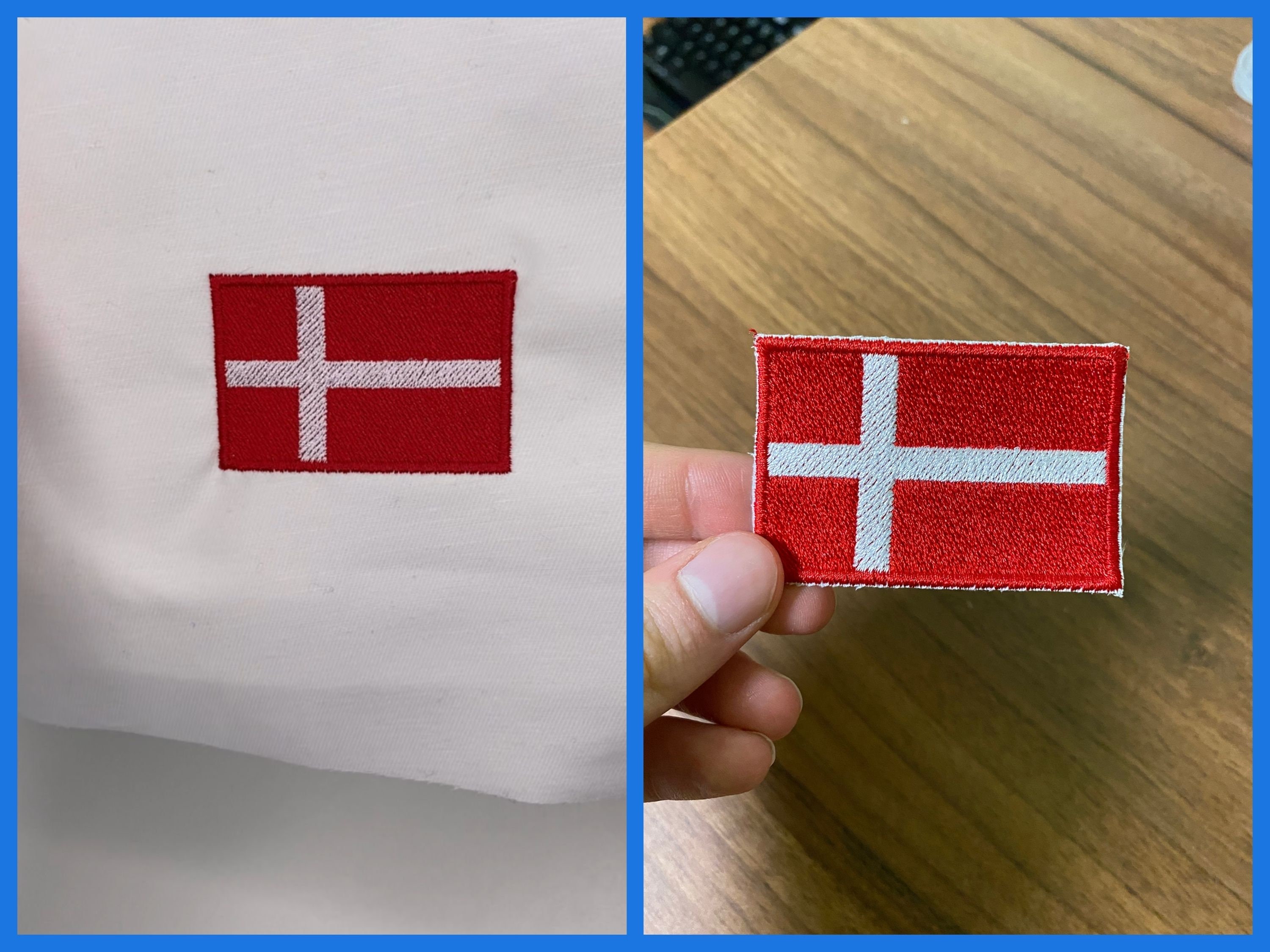 Denmark Flag Embroidery Design, Digital Machine Embroidery Files ...