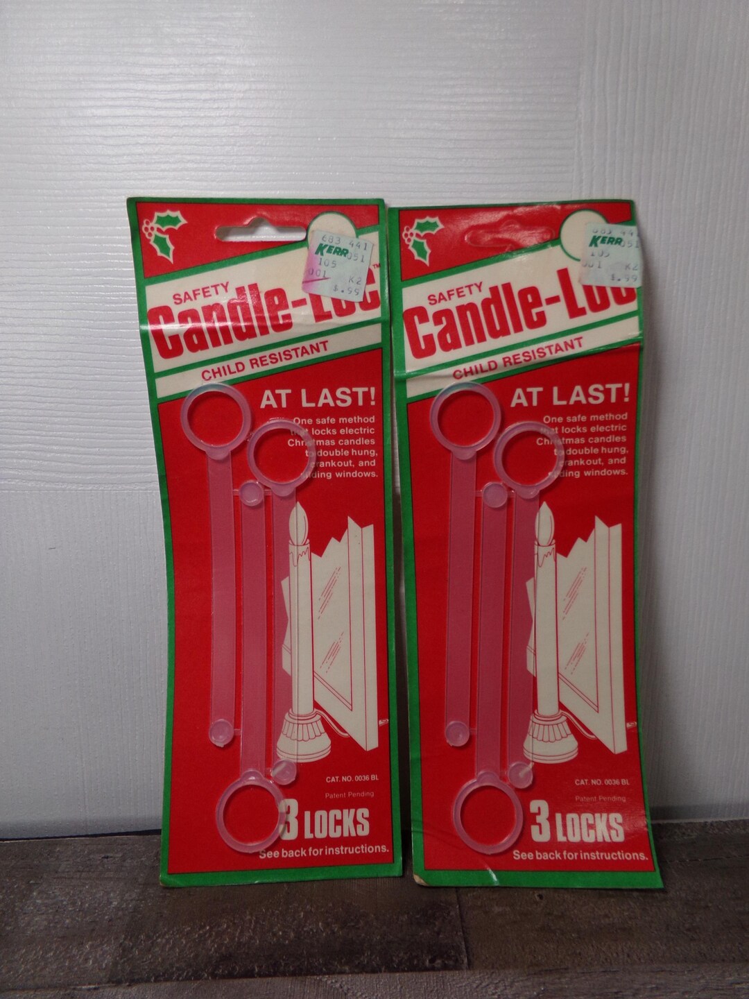 Safety Candle-loc Child Resistant Candle Holders 2 Packs of 3 - Etsy
