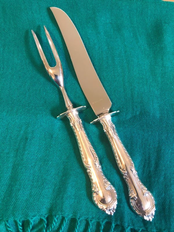 Gorham "english Gadroon" Sterling Silver Flatware. Stamped Gorman Sterling Pat. 1939 English ...