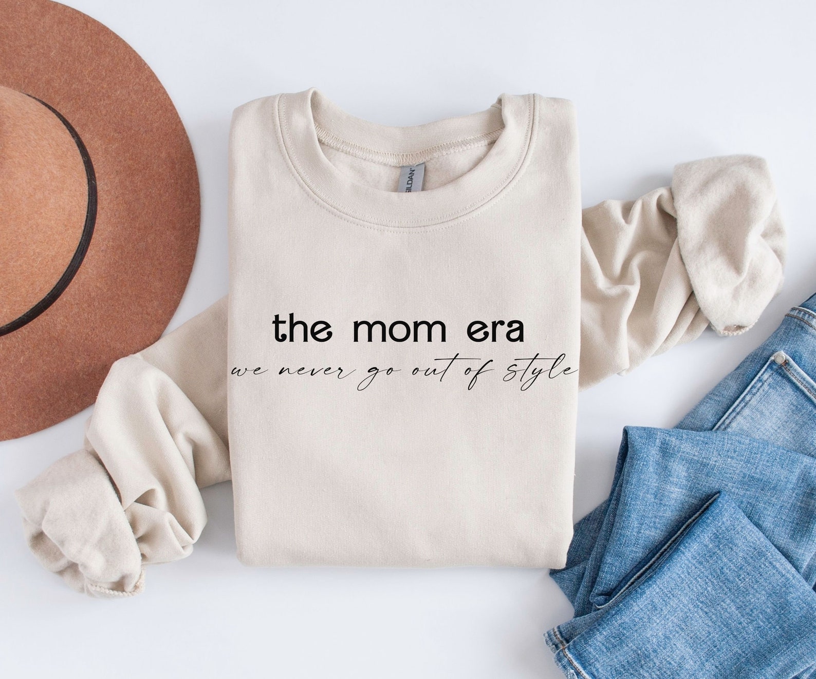The Mom Era Sweatshirt, Minimalist Mama Shirt, in My Mom Era Shirt, Mom ...