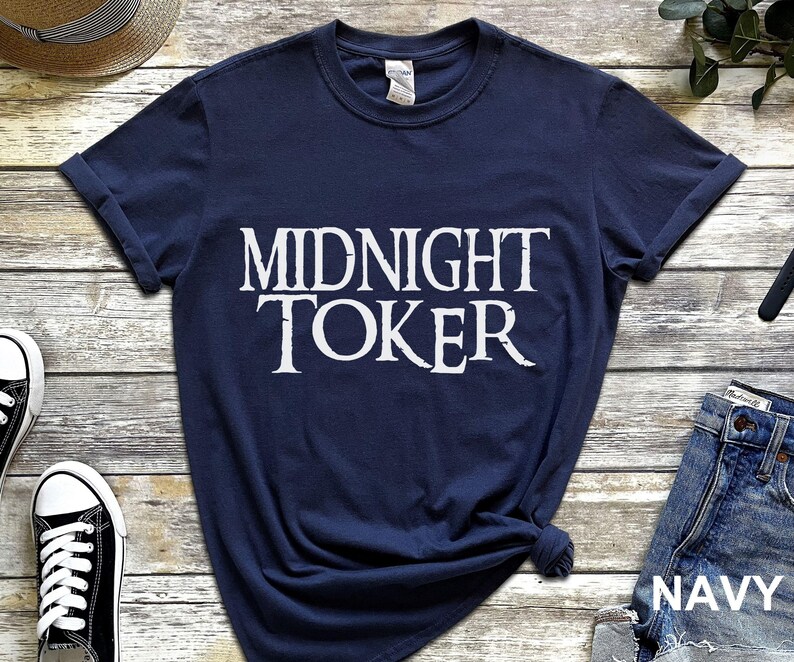 Midnight Toker Sweatshirt, Marijuana Sweatshirt, Weed Shirt, Cannabis ...