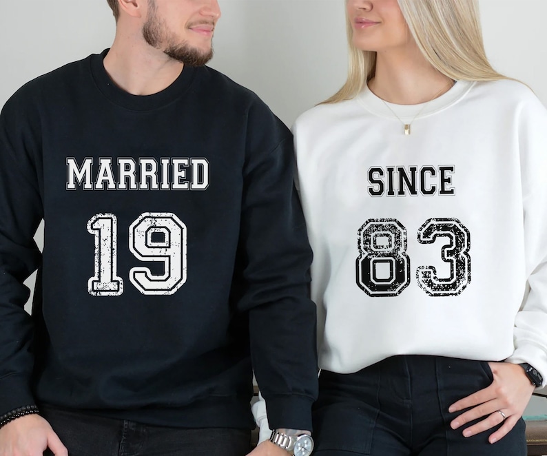 Married Since Shirts, Custom Anniversary Shirts, Anniversary Date ...