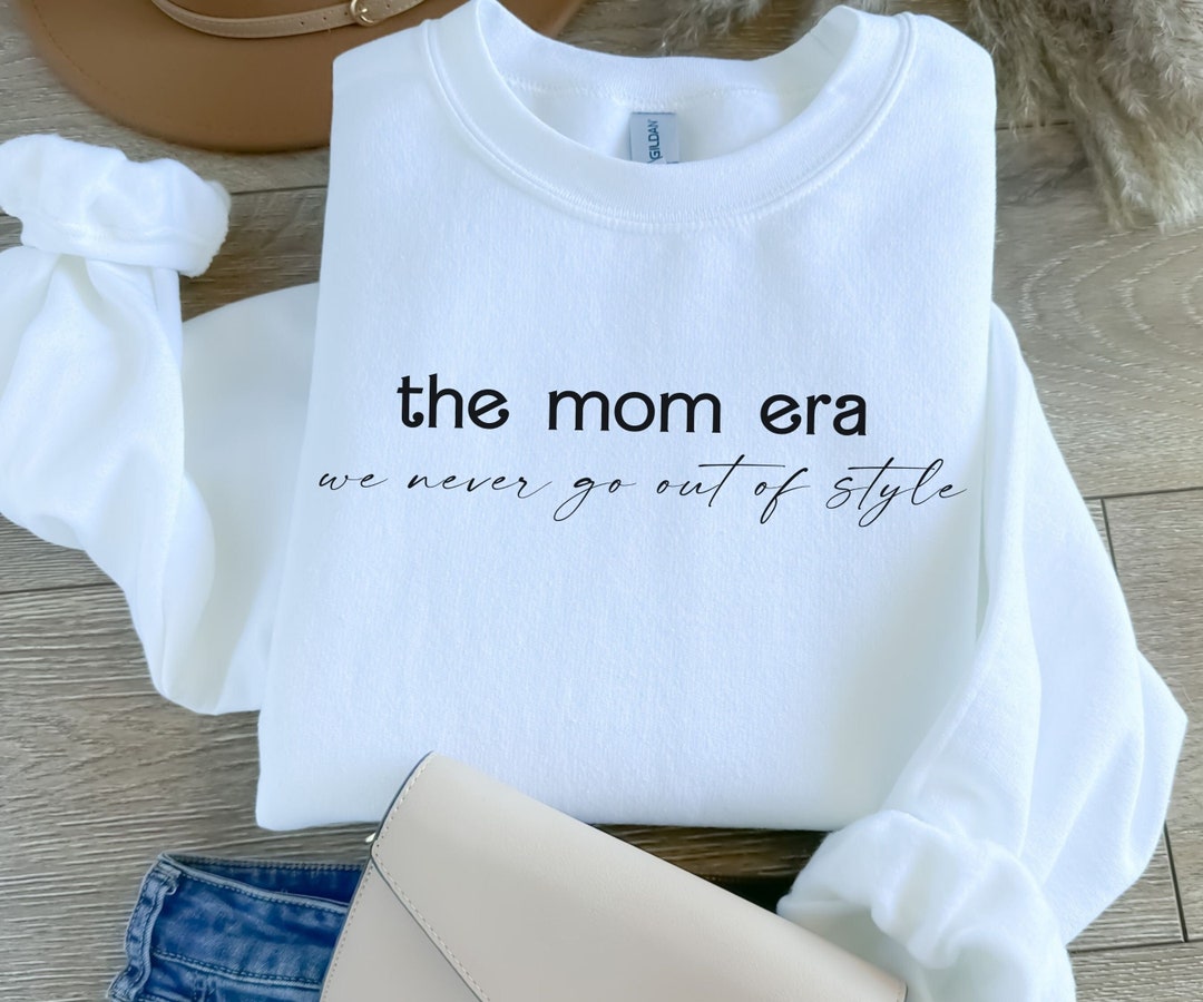 The Mom Era Sweatshirt, Minimalist Mama Shirt, in My Mom Era Shirt, Mom ...