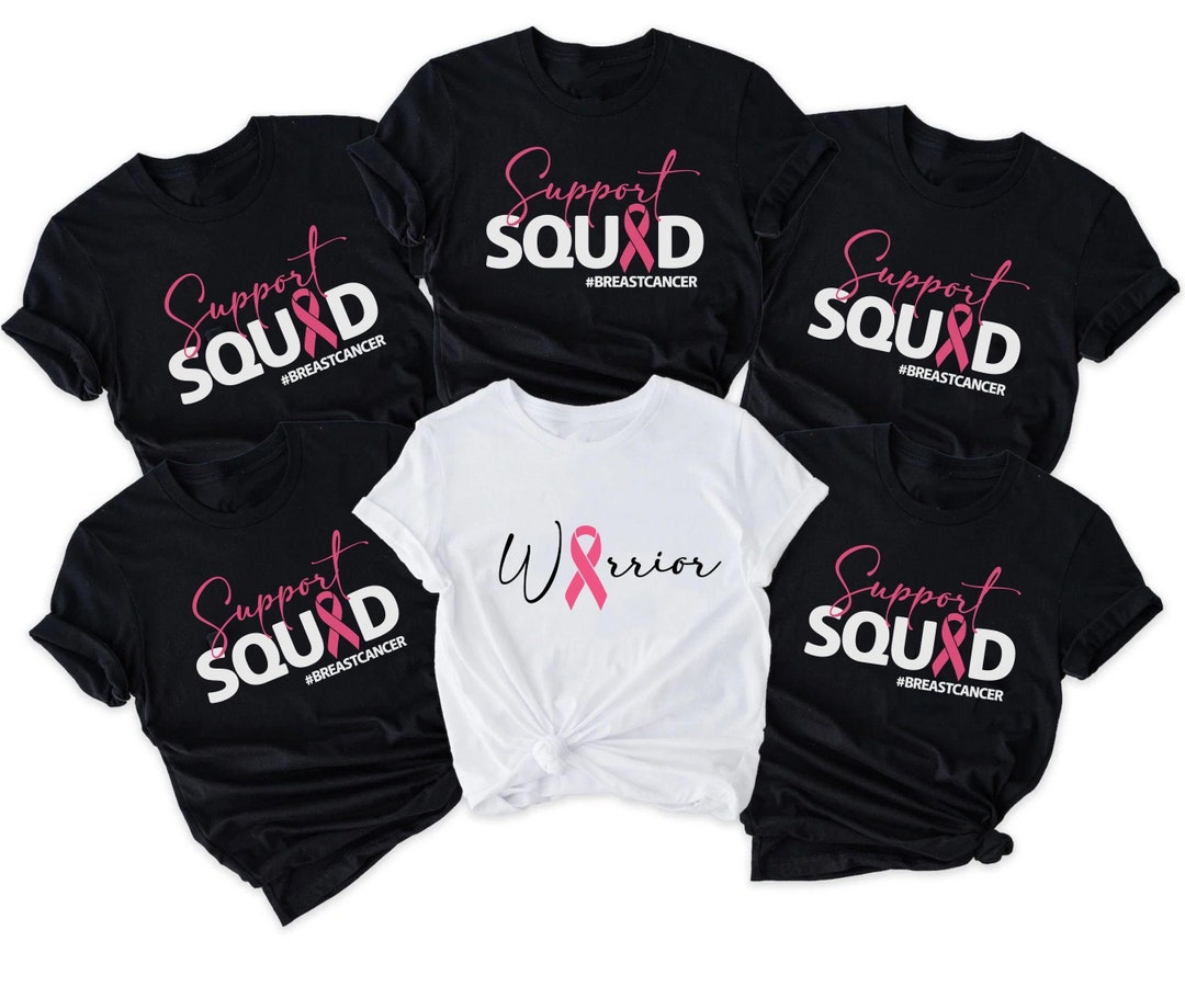 Breast Cancer Support Squad Shirts, Breast Cancer Awareness Shirts ...