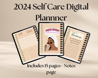 Self-care Planner, Interactive Digital Planner, Goodnotes, Digital Self ...