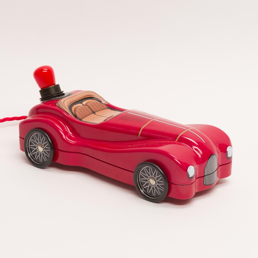 Vintage Style Red Sports Car Table Lamp - Etsy