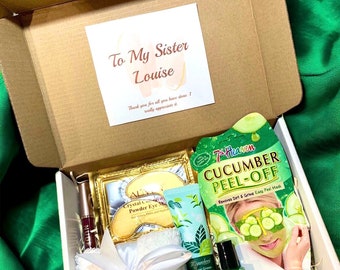 Luxury Personalised Message Gifts for Her Beauty Pamper Gift Box Hamper ...