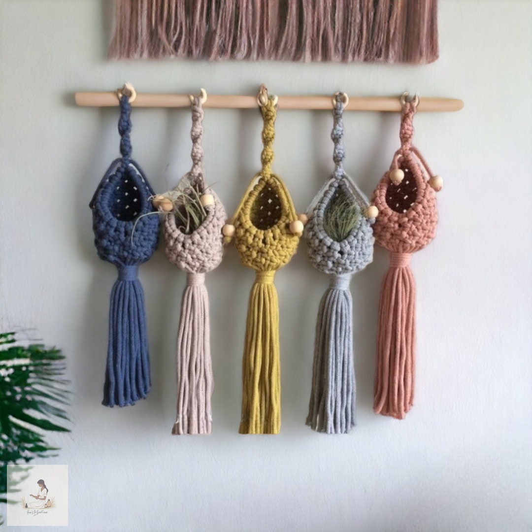 Hanging Macrame Planters, Macrame Hanging Planters, Macrame Baskets ...