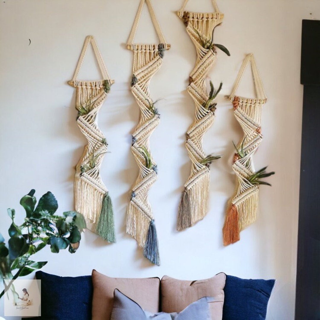 Hanging Macrame Planter Macrame Wall Hanging Planter Plant - Etsy
