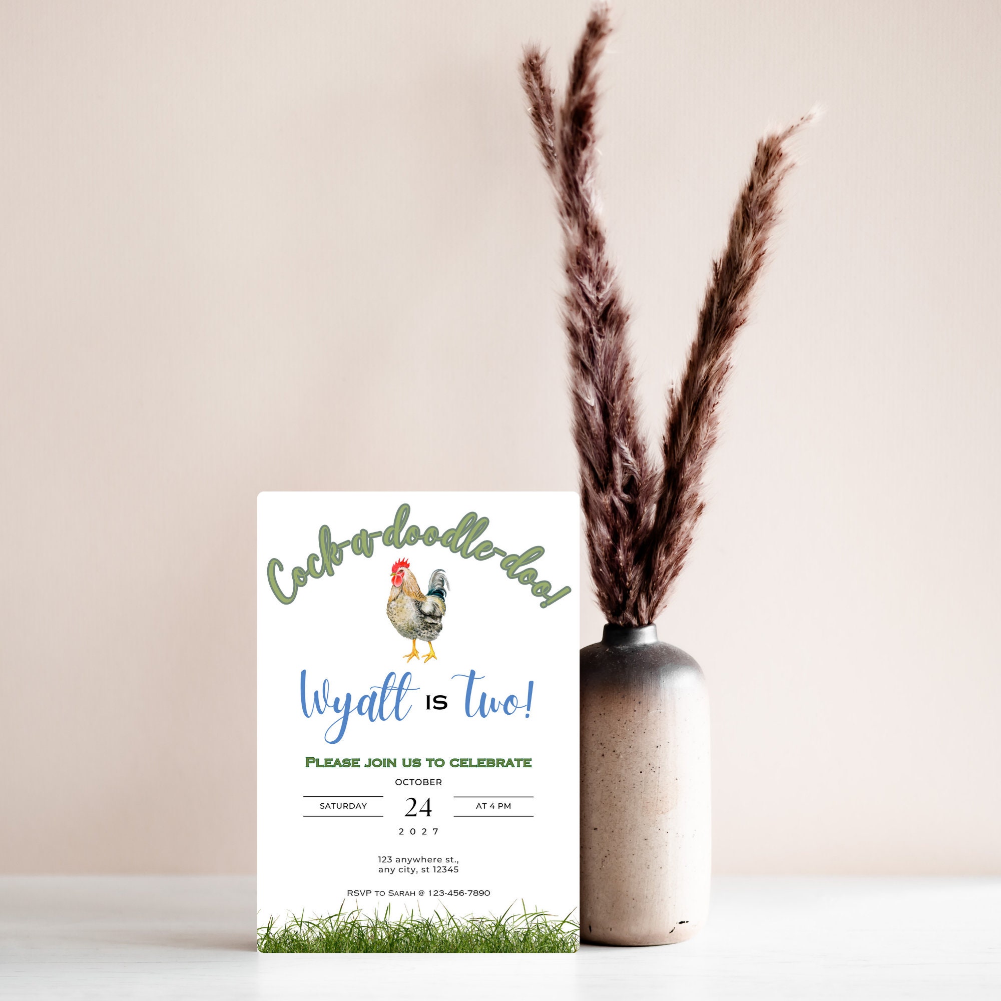 Editable Farm Thank You Cards Farm Animals Instant Editable Digital ...