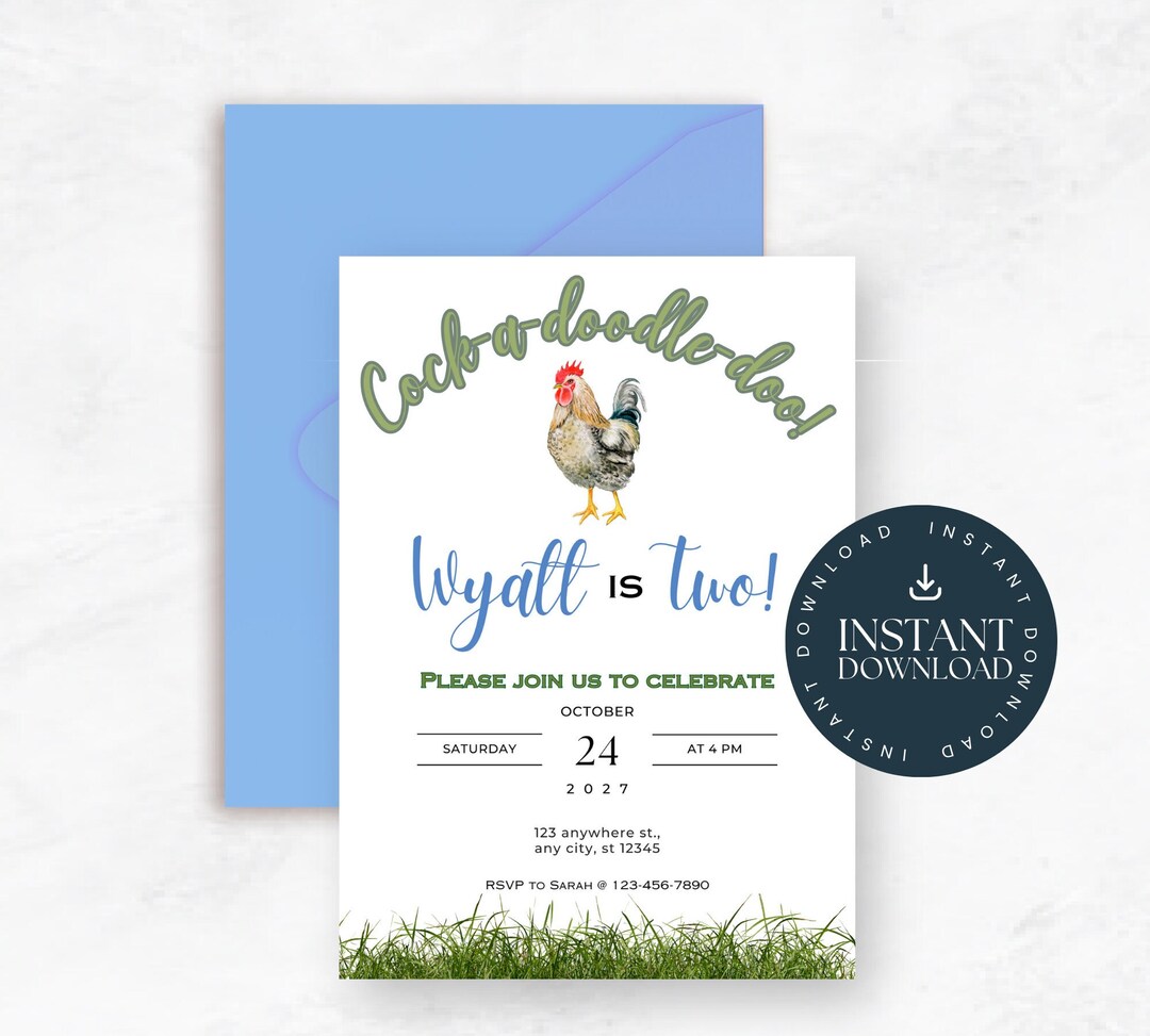 Editable Farm Thank You Cards Farm Animals Instant Editable Digital ...
