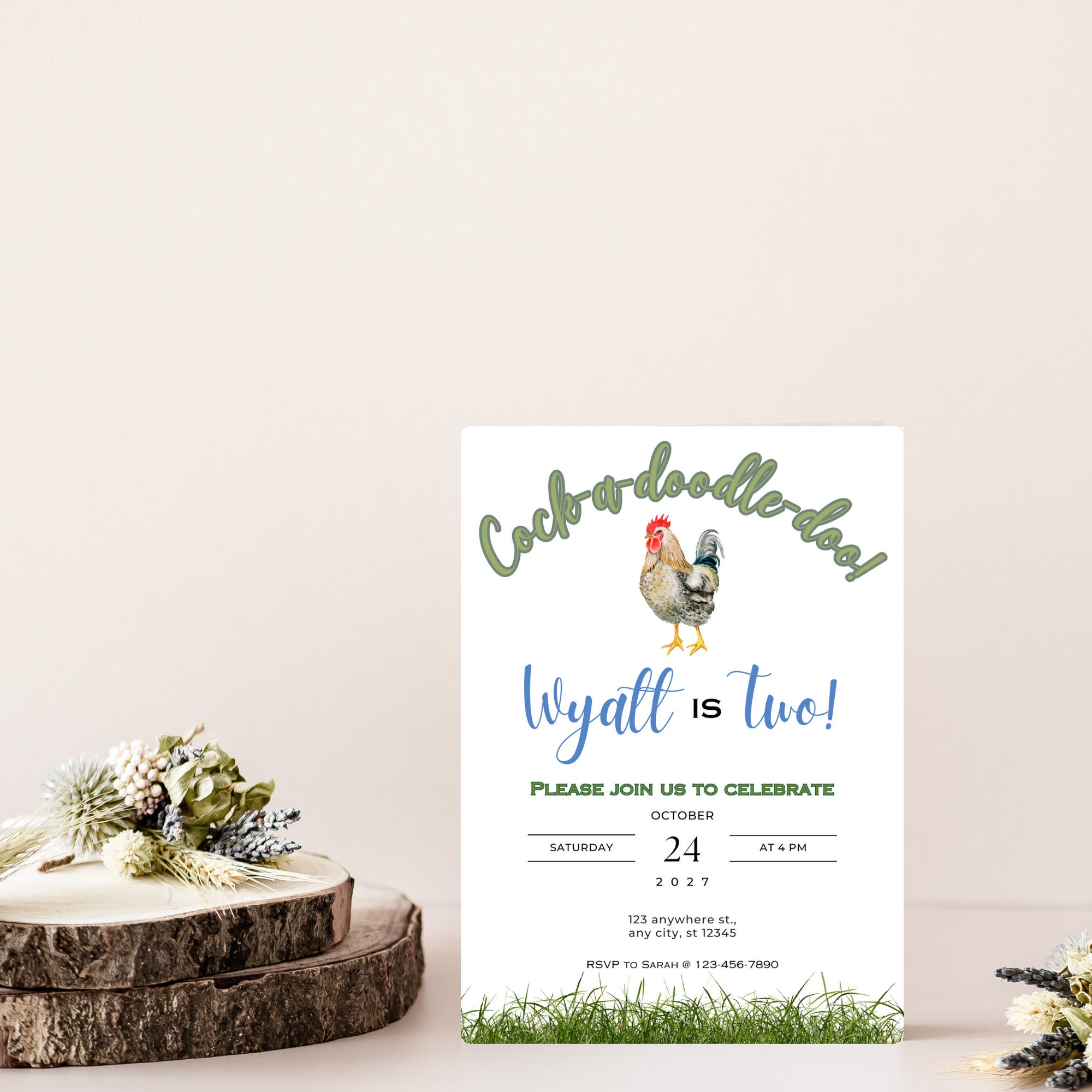 Editable Farm Thank You Cards Farm Animals Instant Editable Digital ...