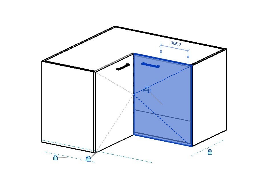 Revit Template Kitchen Corner Base Template Esy to Work With Revit ...