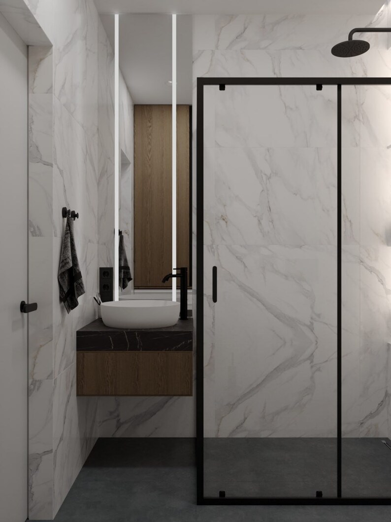 3D Interior Visualization, Bathroom Interior Design, Realistic Visualization Render, 3D Interior ...