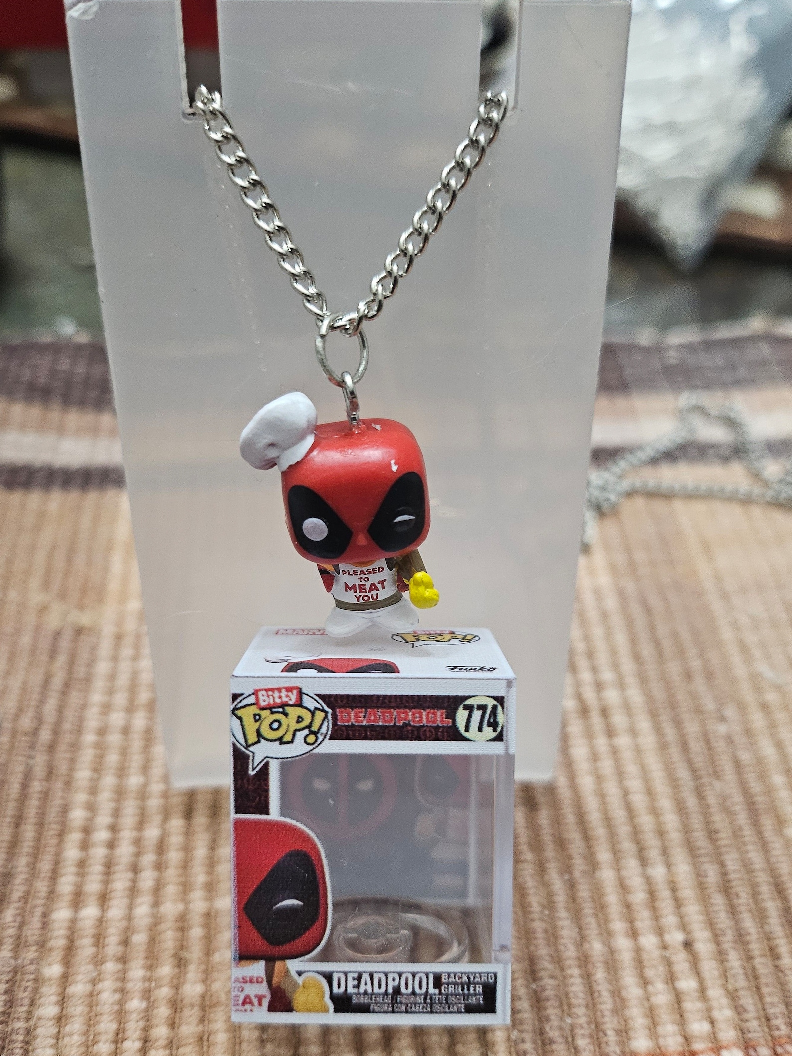 Deadpool Bitty Pop Necklace - Etsy