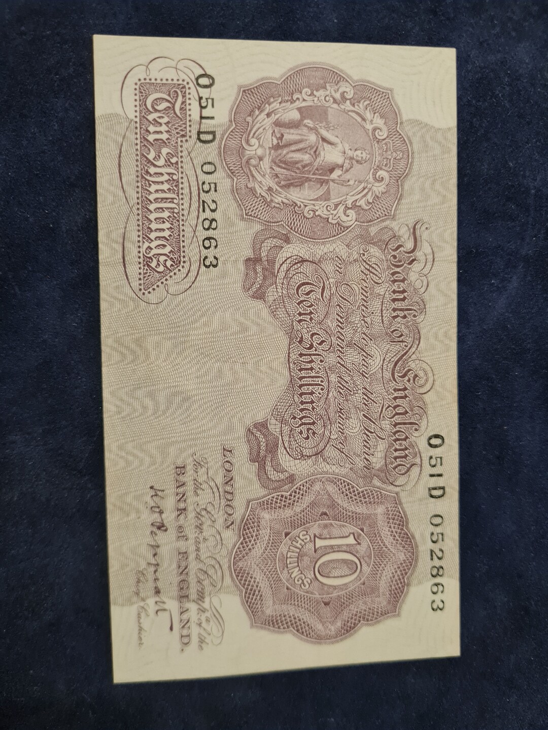 Ww2 10 Shilling Note. - Etsy