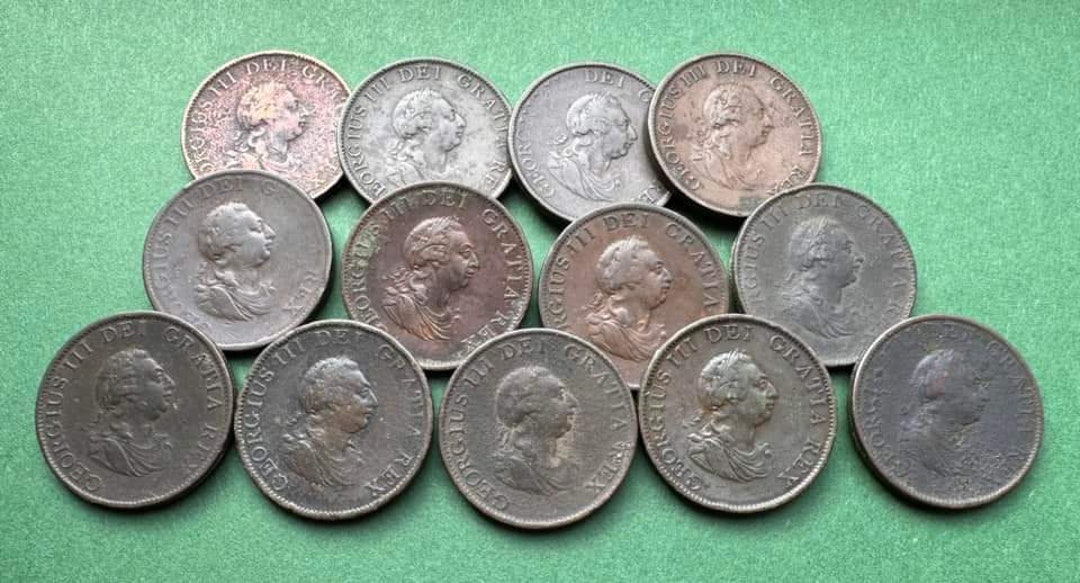 1 X 1799 George III Halfpenny. - Etsy