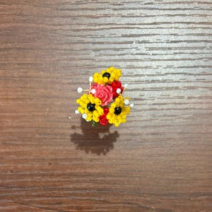 Miniature Beaded Flower Bouquets - Etsy