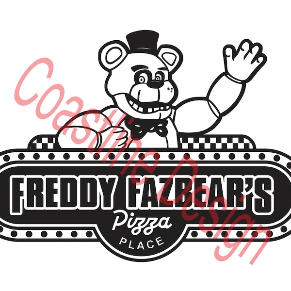Five Nights a Freddies Logo - Etsy