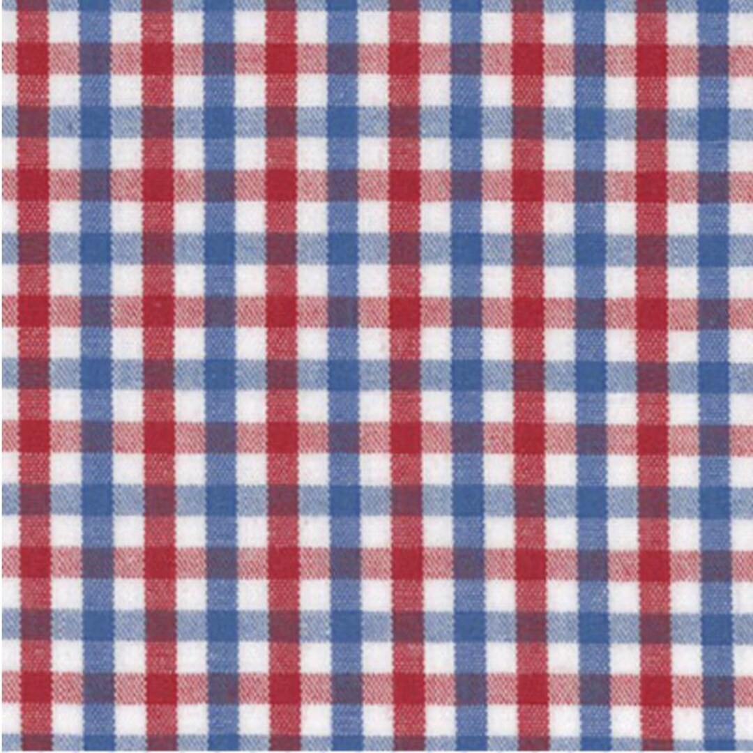 Red and Blue Check Fabric, 1/4″ Check Fabric , Fabric Finders, 1/2 Yard ...