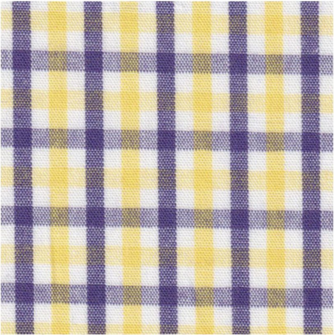 Purple and Gold Check Fabric, Fabric Finders, 1/2 Yard Increments - Etsy