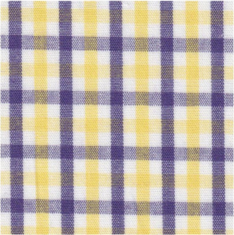 Purple and Gold Check Fabric, Fabric Finders, 1/2 Yard Increments - Etsy