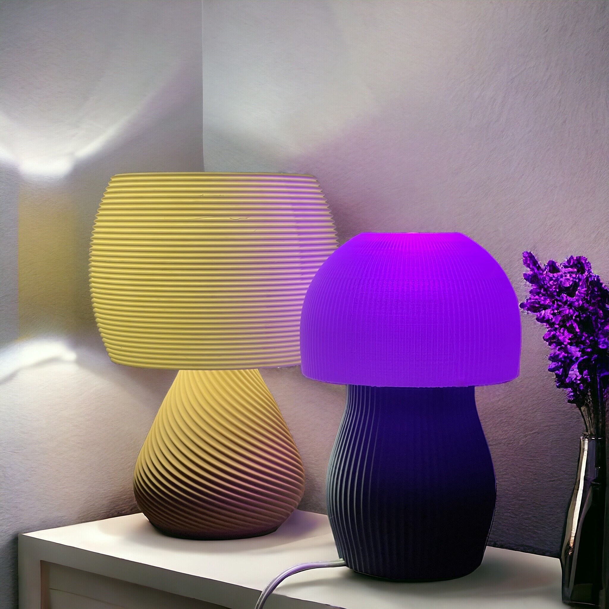 Bedroom Lamp, 10-inch Desk Table Lamp With LED Bulb, Ideal for Home ...