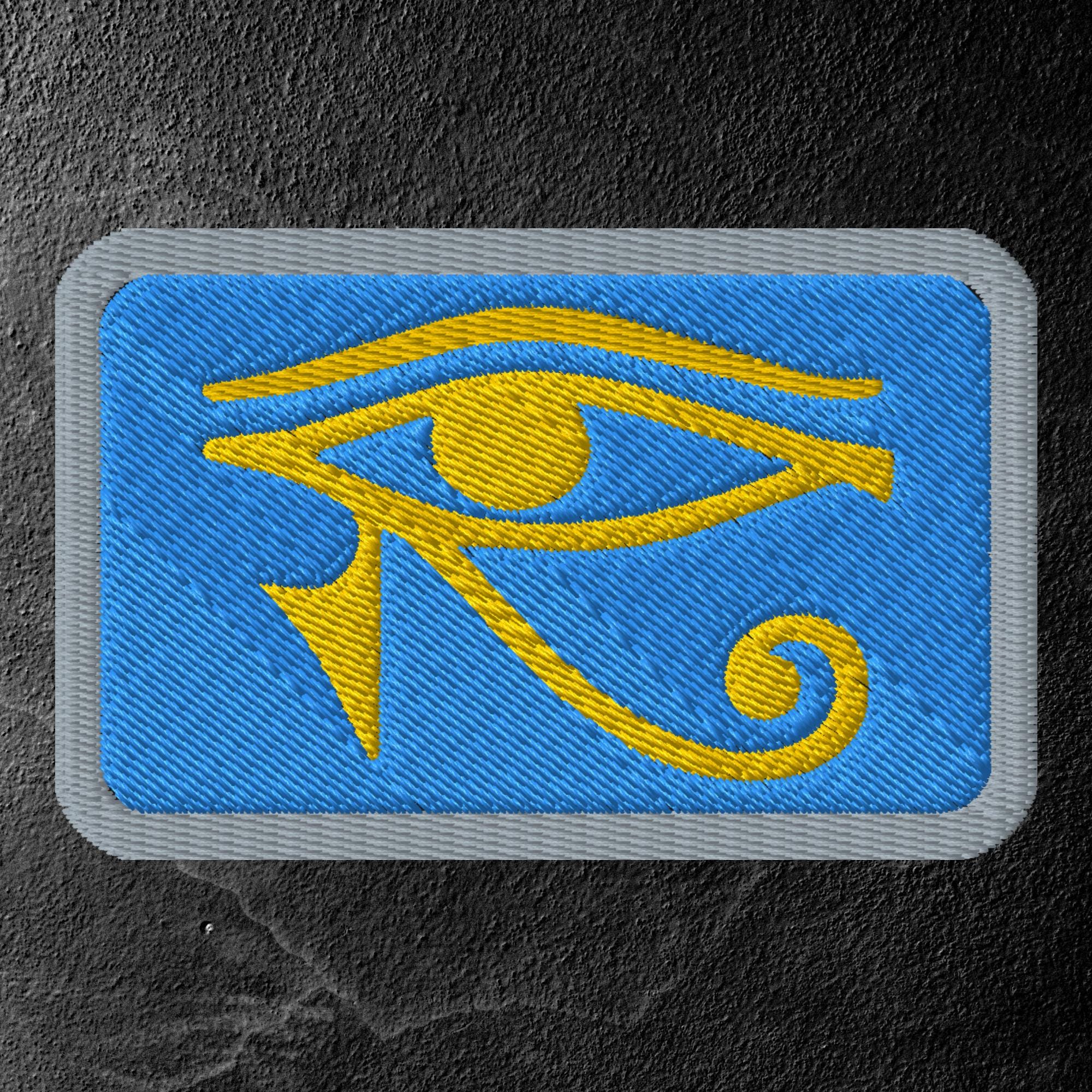 3.5 Eye of Horus Patch, Customizable Iron on Patch, Ancient Egypt ...