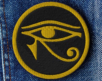 3.5 Eye of Horus Patch, Customizable Iron on Patch, Ancient Egypt ...