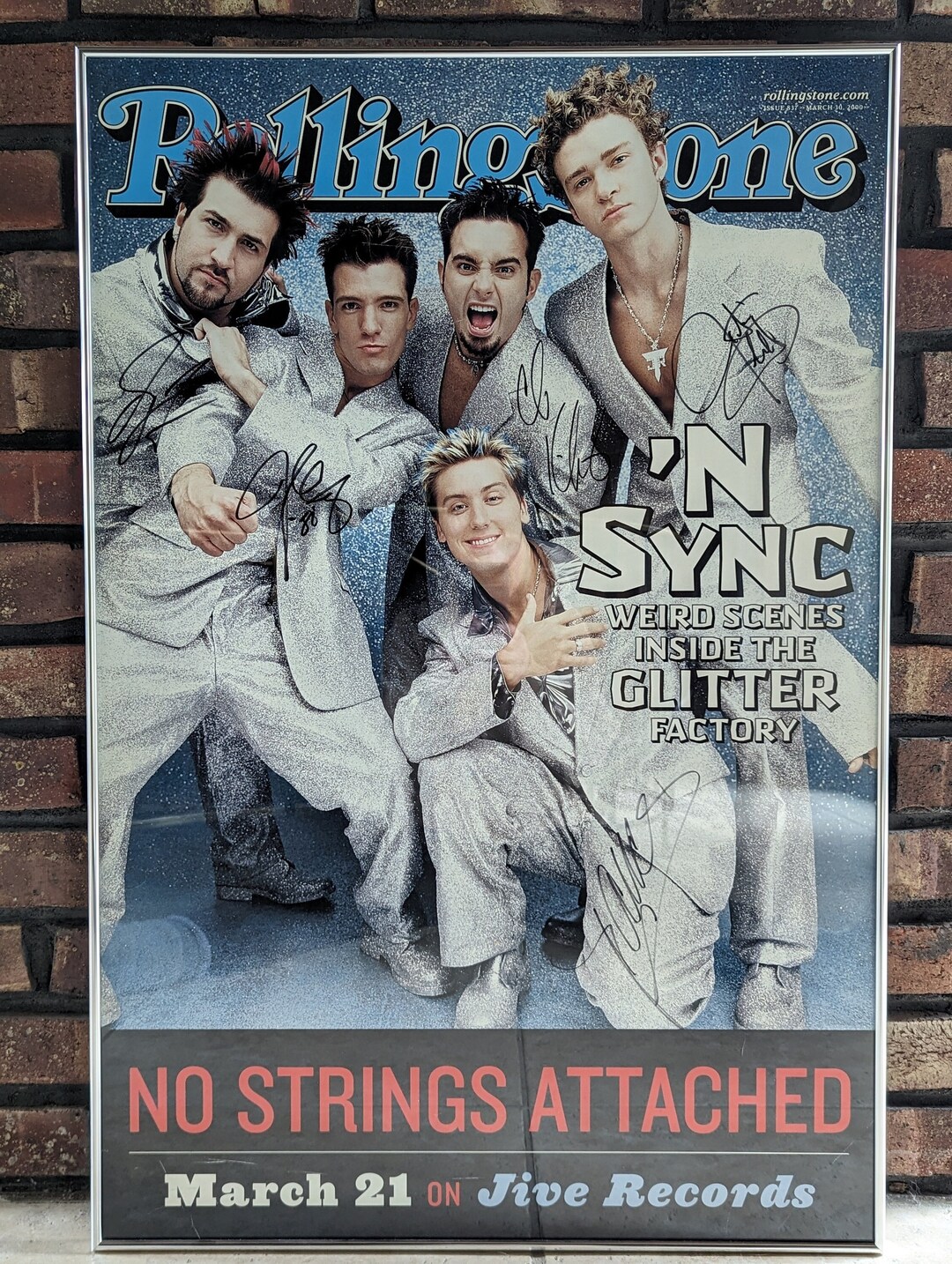 Rare Authentic & Vintage AUTOGRAPHED N'SYNC Poster by - Etsy