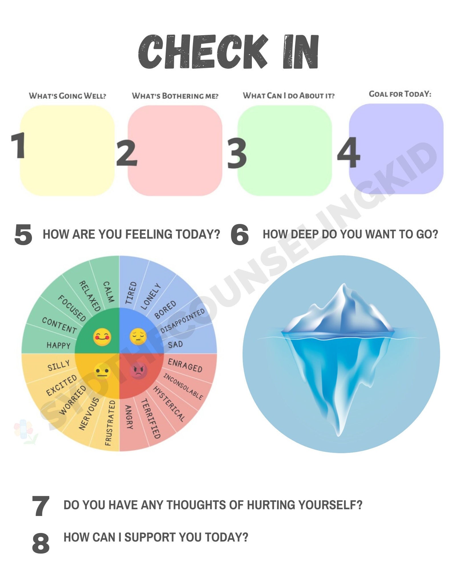 Counseling Check-in - Etsy