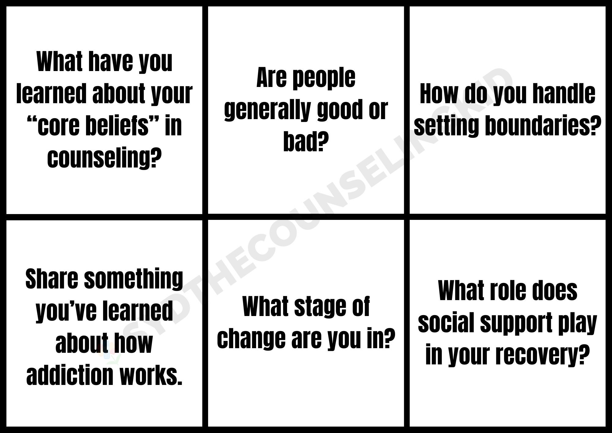 Recovery Board Game (with Discussion Cards) - Etsy