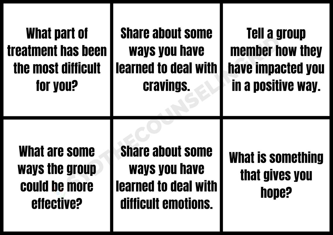 Recovery Board Game (with Discussion Cards) - Etsy