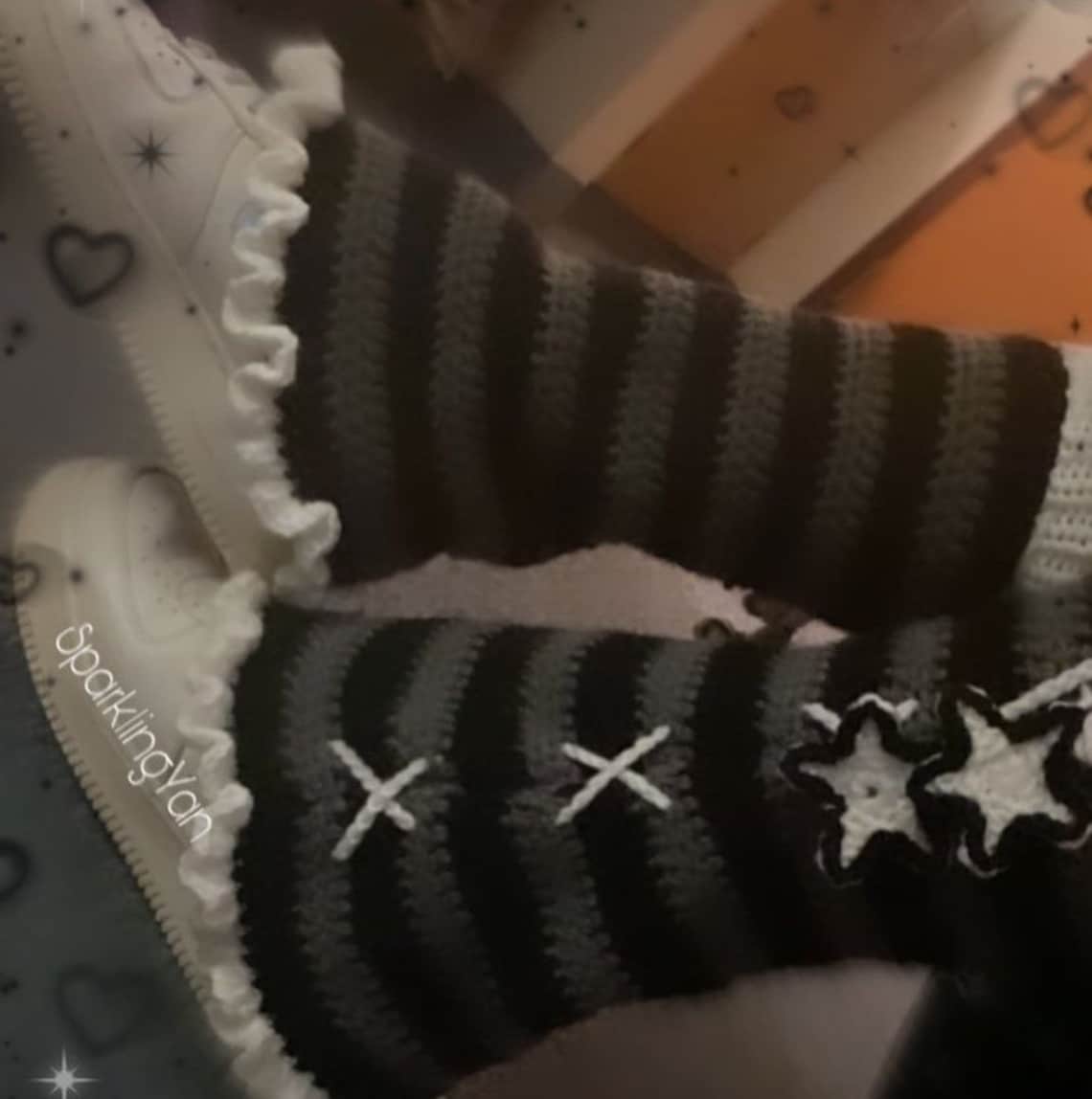 Grunge Leg Warmers | Goth | Punk | Y2K | Fairycore - Etsy