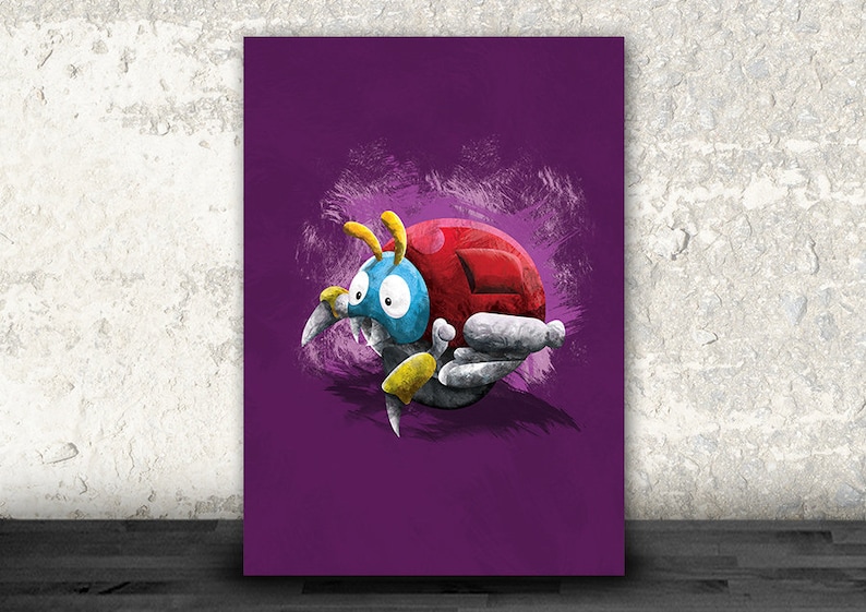 Motobug From Sonic the Hedgehog – Classic Art Print - Etsy