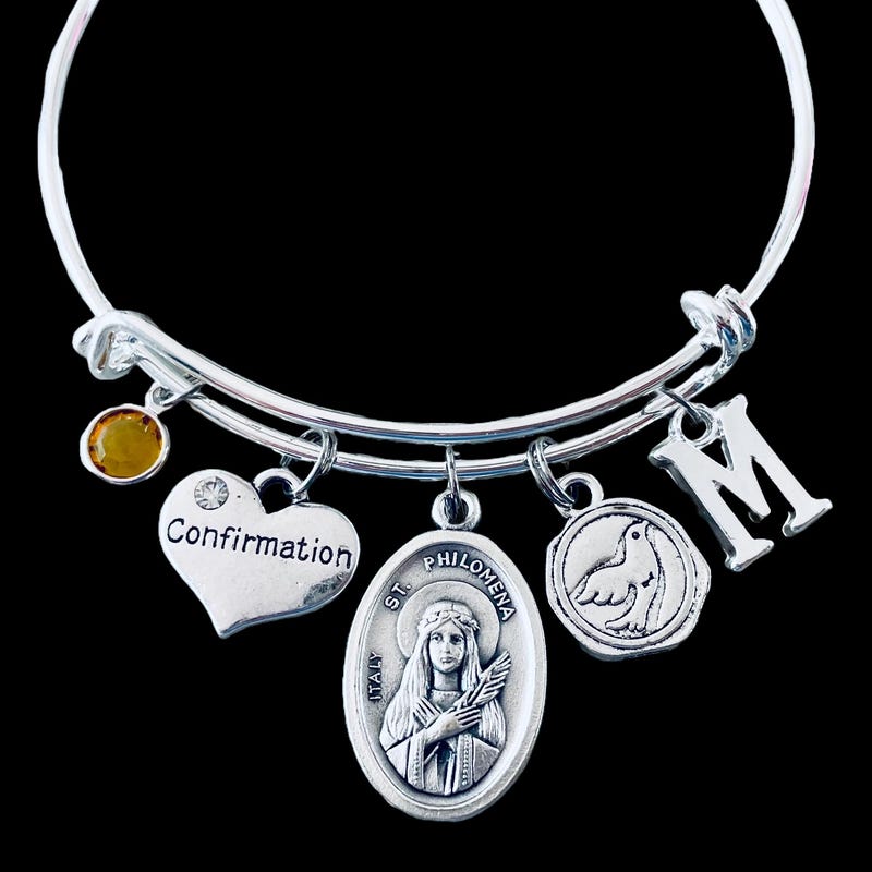 St. Philomena Charm - Etsy