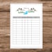 Printable Hike Tracker - Day Hike Log - Nature Hike Log - Printable Day ...