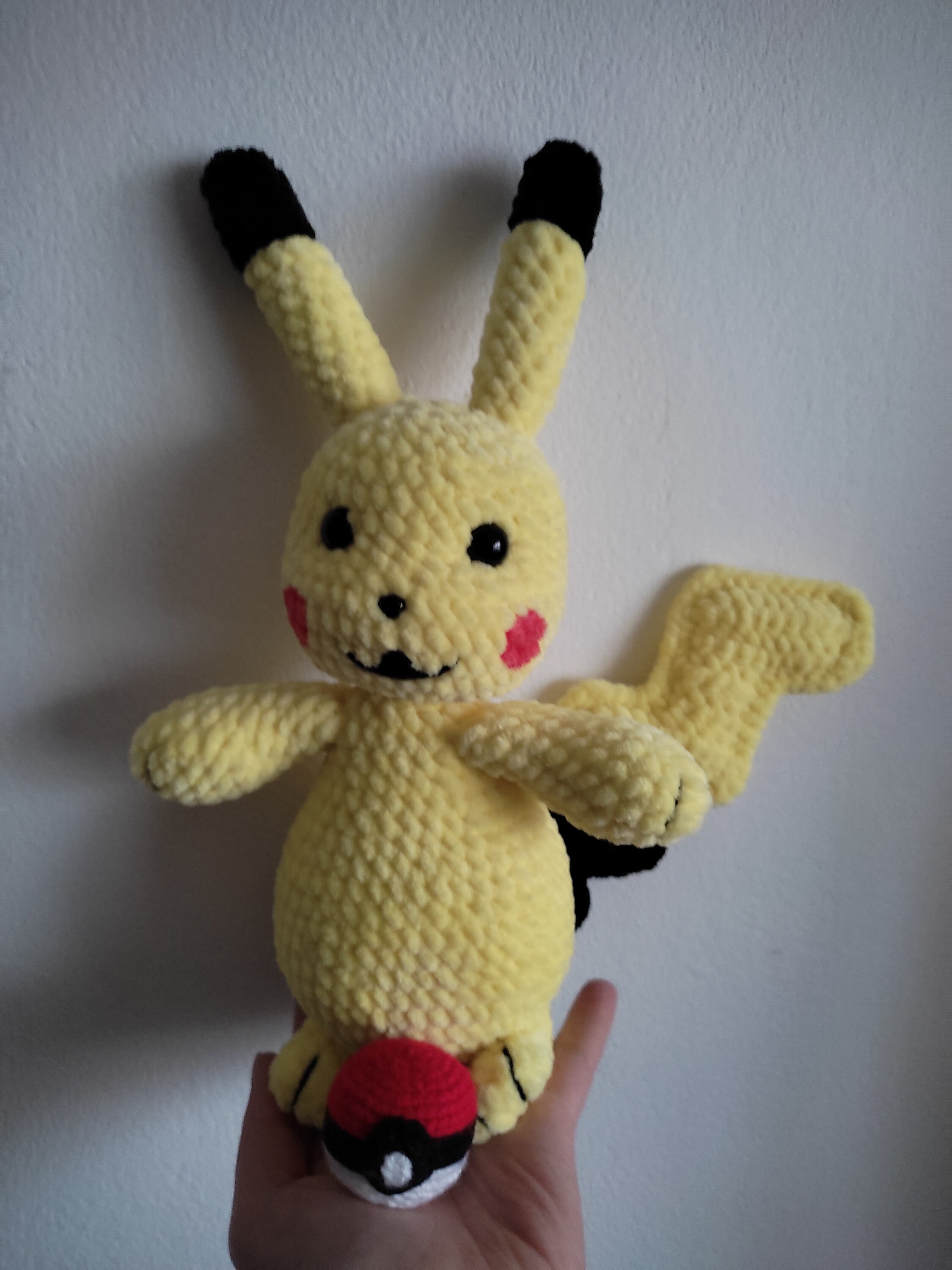 Handmade Pikachu Crochet Plush Toy, Perfect Gift for Kids, Amigurumi - Etsy
