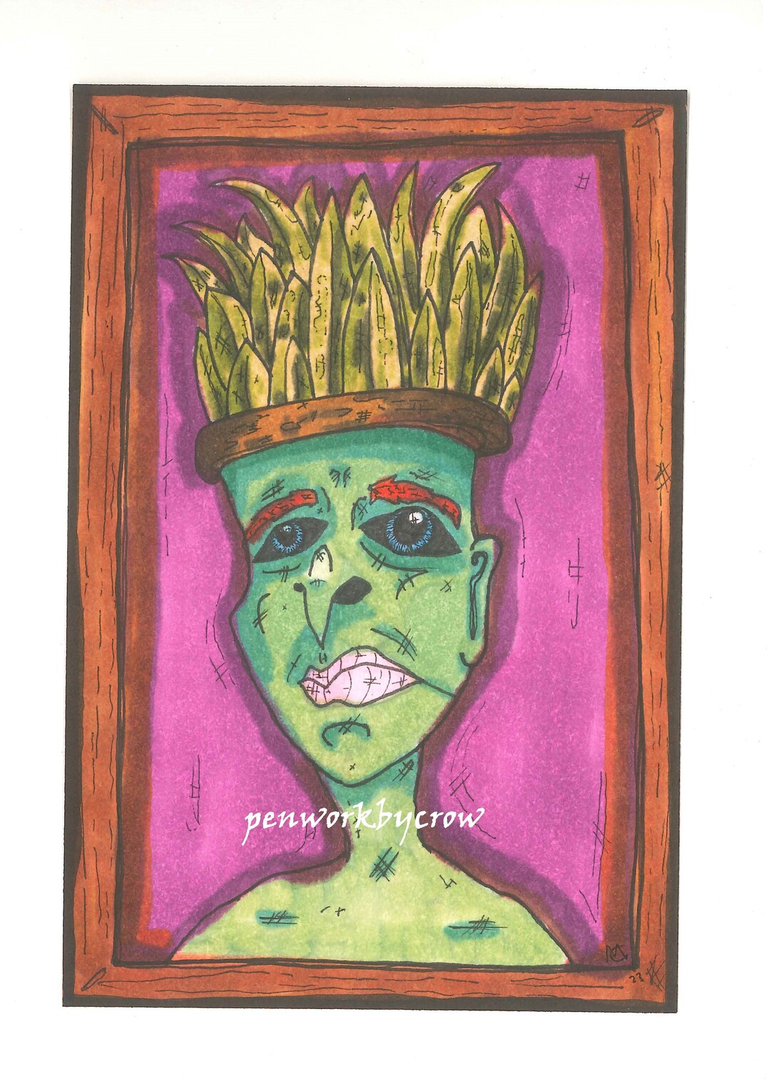 Mystical Potheads- Fantastical, Creatures, Color, Colorful, Flowers ...