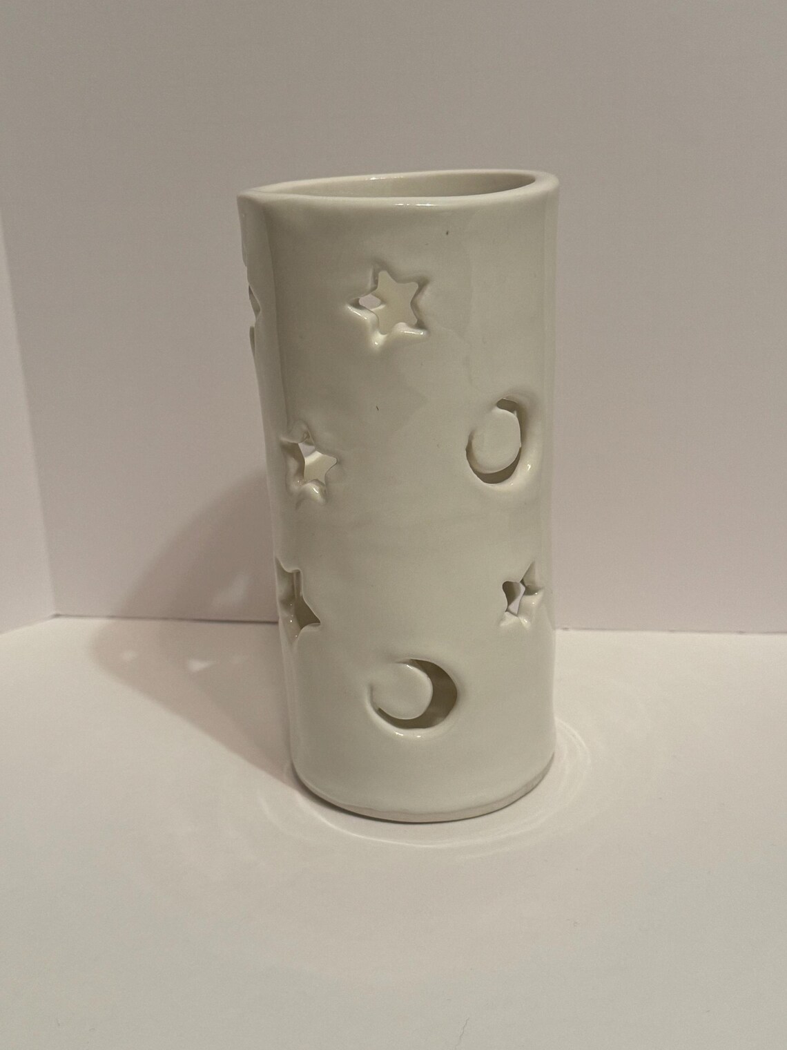 Moon & Stars Luminary - Handmade Ceramic - Variety - Etsy