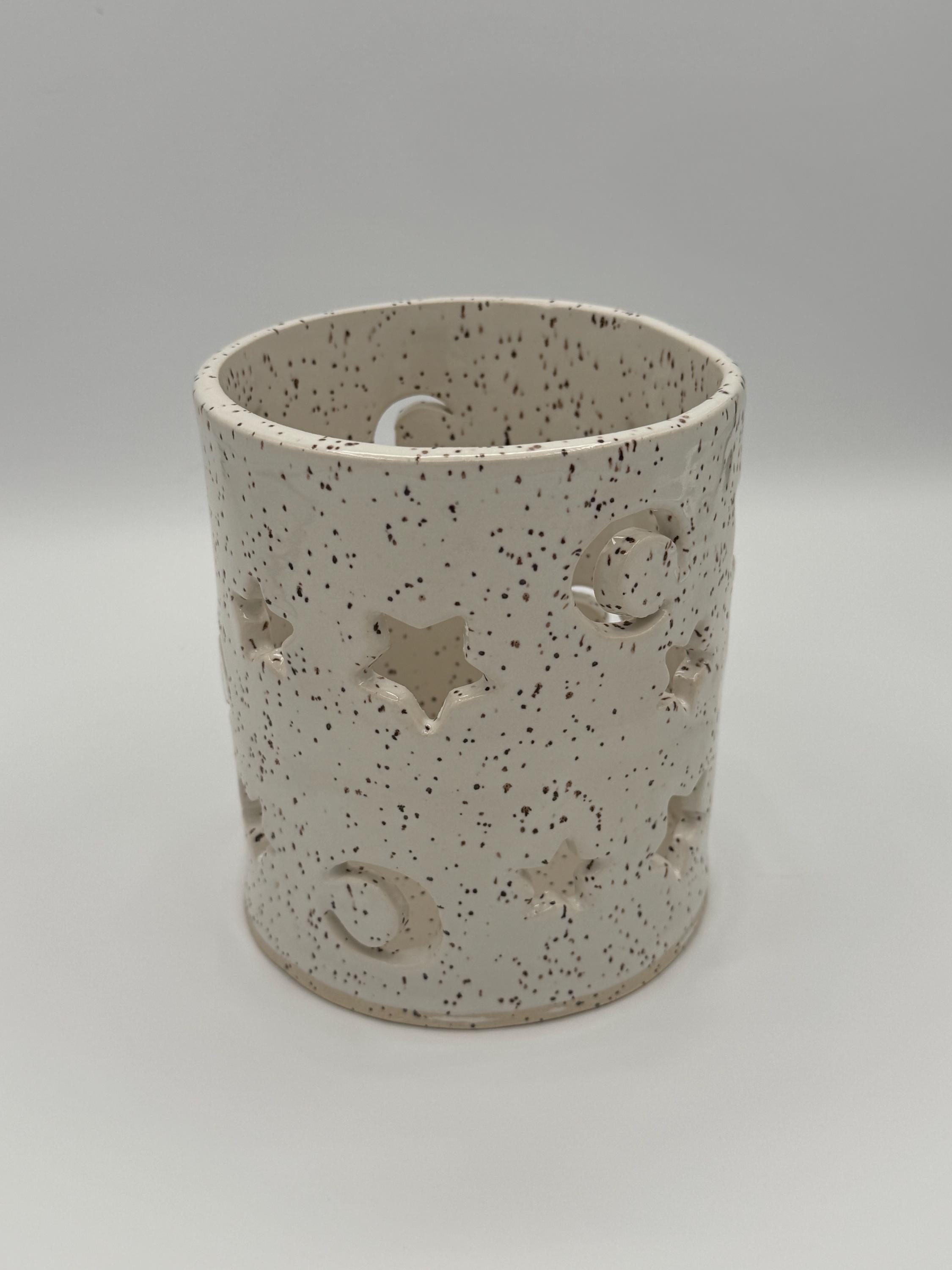 Moon & Stars Luminary - Handmade Ceramic - Variety - Etsy