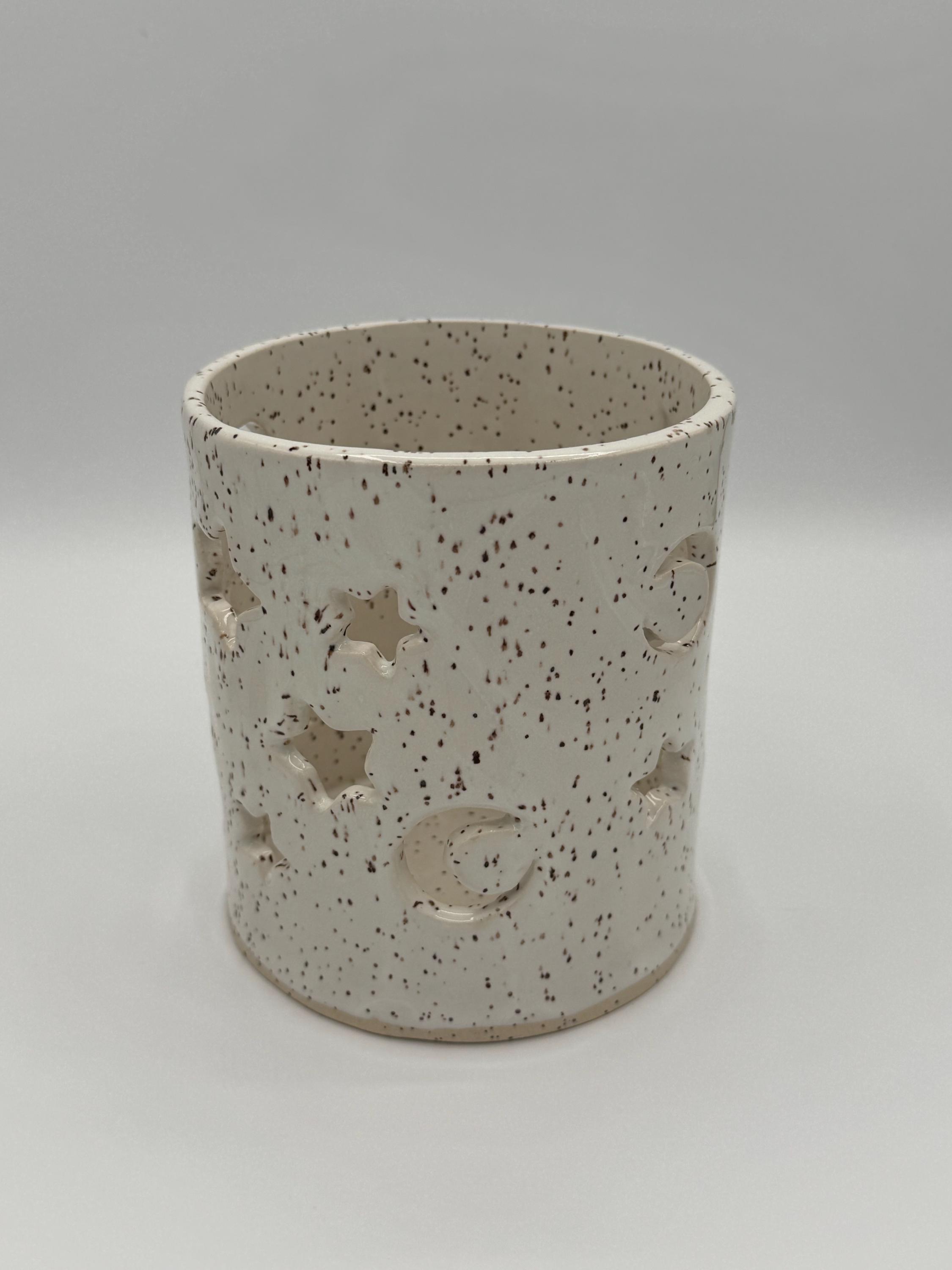 Moon & Stars Luminary - Handmade Ceramic - Variety - Etsy