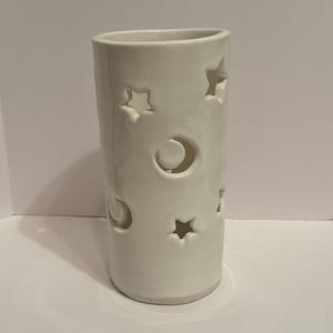 Moon & Stars Luminary - Handmade Ceramic - Variety - Etsy