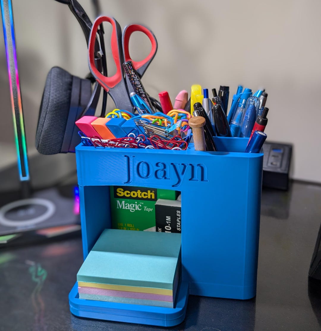 Personalized Desk Organizer! Large - Great Gift for Coworkers - Modern ...