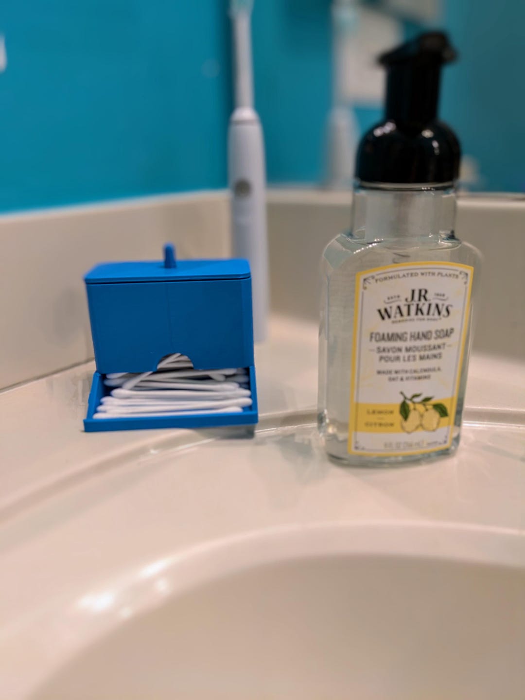 Cute Q-tip Holder! Amazing Upgrade for All Bathrooms! - Modern - Cotton Swabs - Bathroom ...