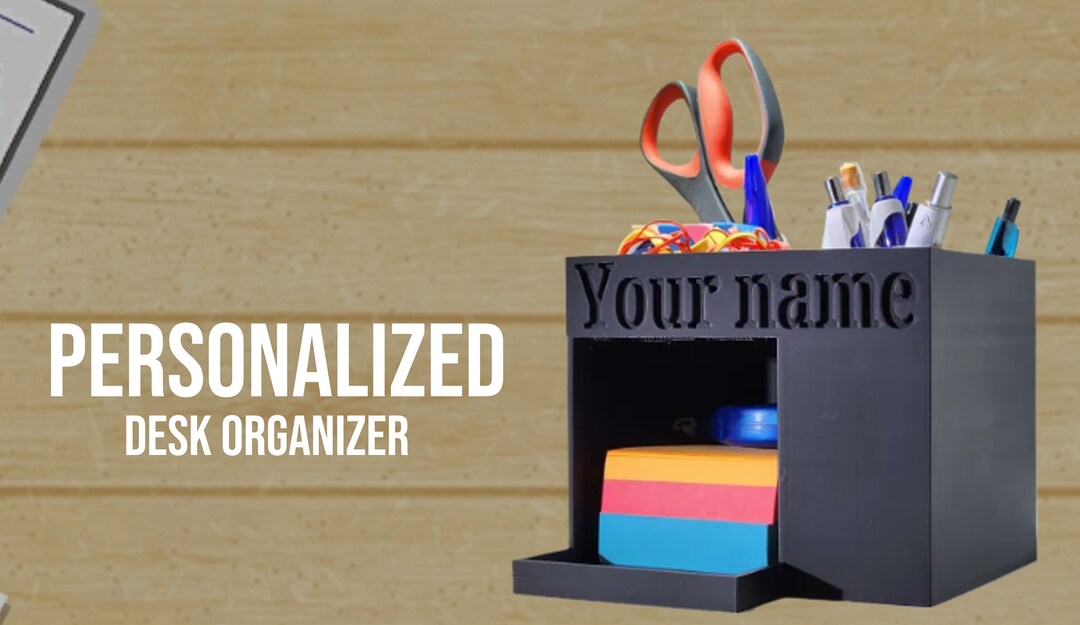 Personalized Desk Organizer - Etsy
