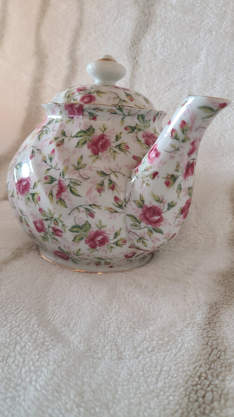 Tea Pot, Vintage, Lefton China - Etsy
