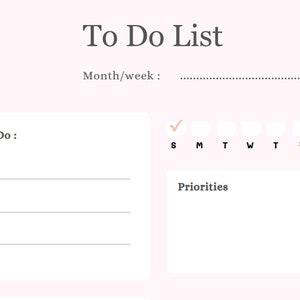 Editable Professional Printable Pastel Daily Planner, Printable Weekly ...