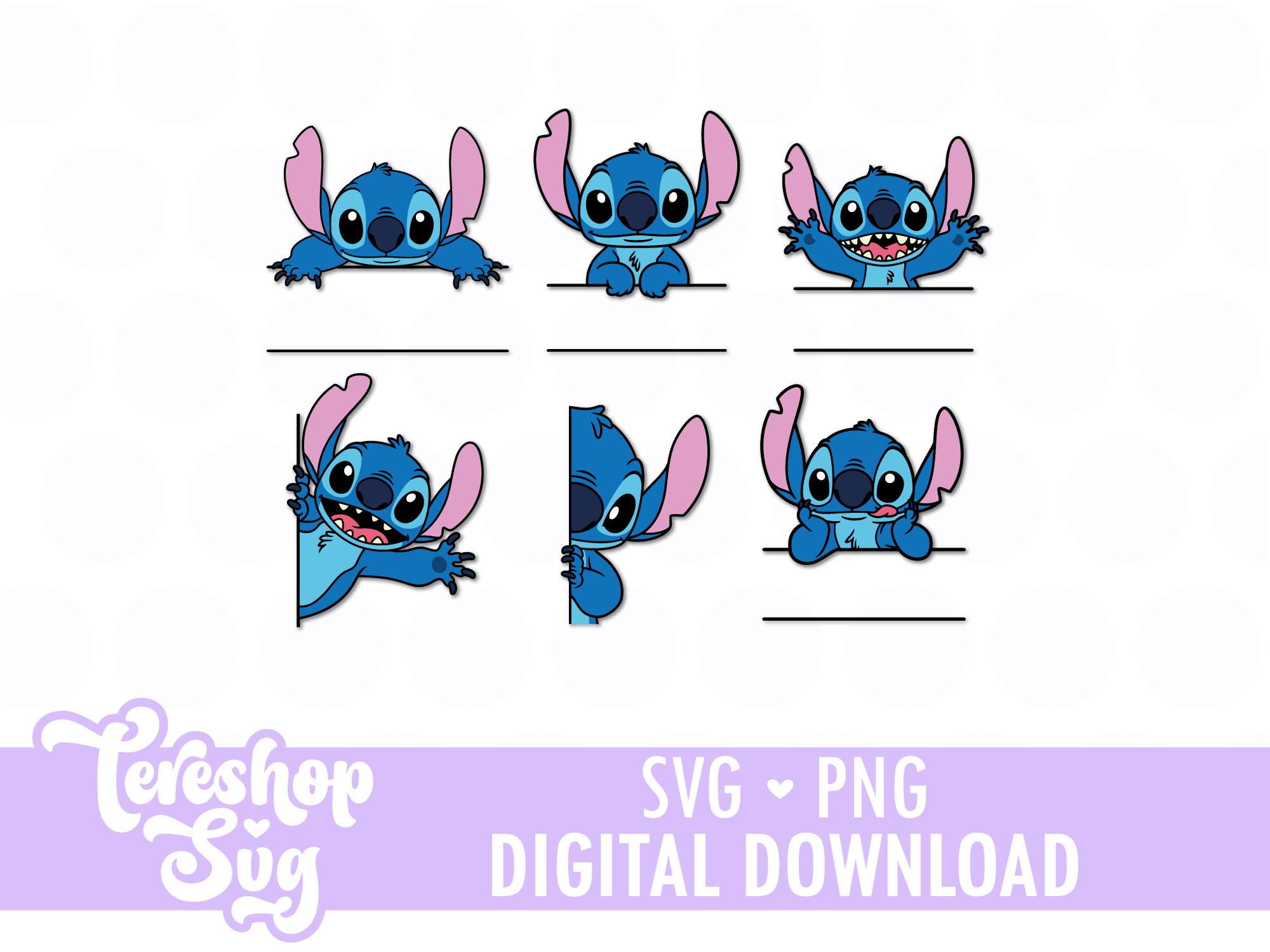 Stitch Svg, Stitch Peeking Svg, Cute Stitch Svg, Cut Files for Cricut ...
