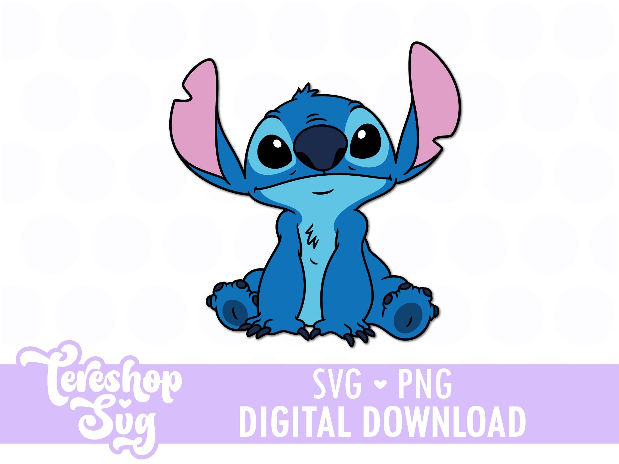 Stitch Svg, Cute Stitch Svg, Stitch Outline Svg, Cut Files for Cricut ...